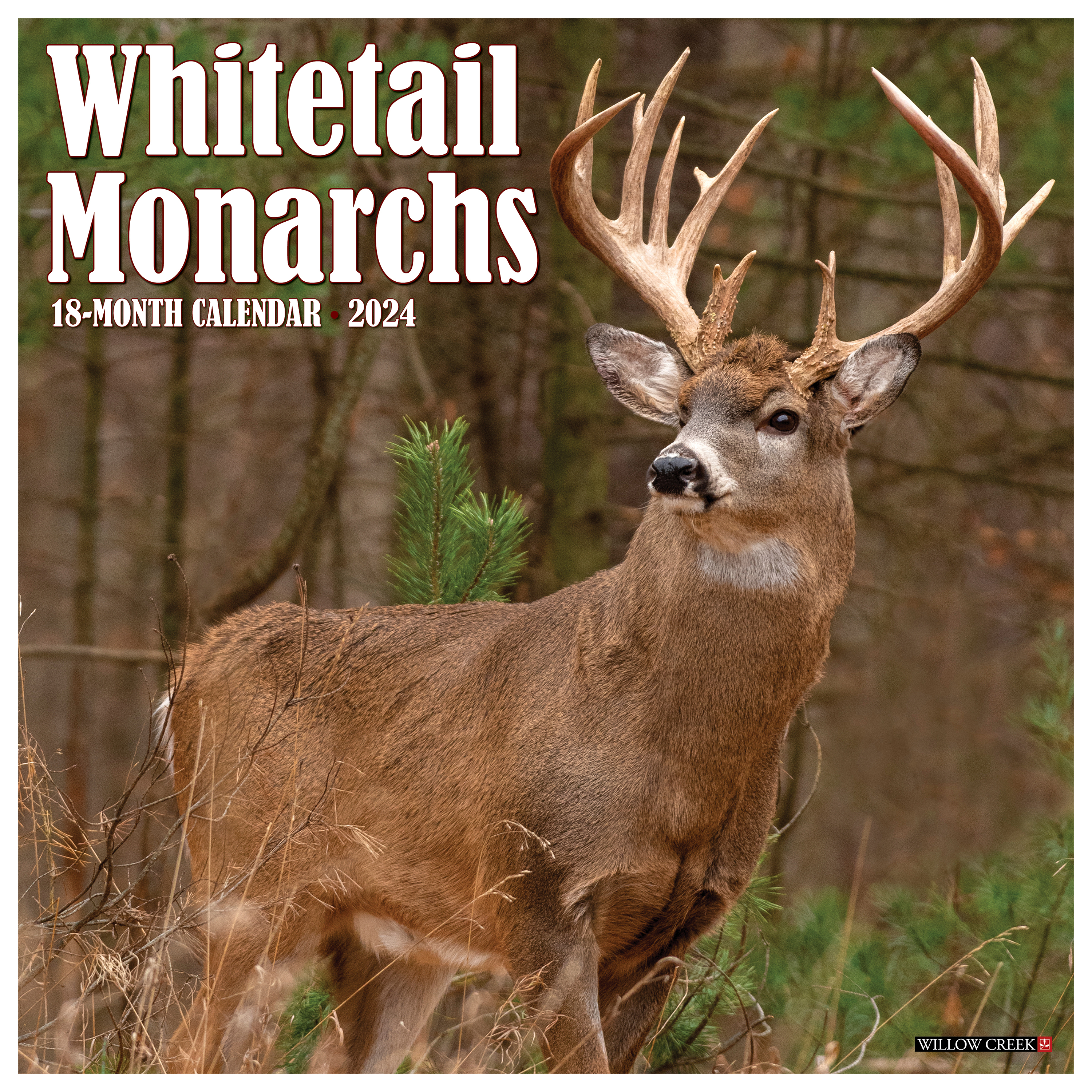 Willow Creek 2024 Whitetail Monarchs 18-Month Wall Calendar | Cabela's